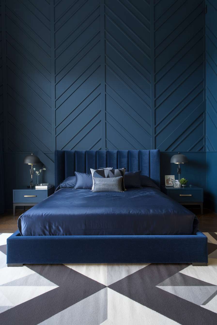 31 Dark Blue Bedroom Ideas for a Bold, Moody Aesthetic