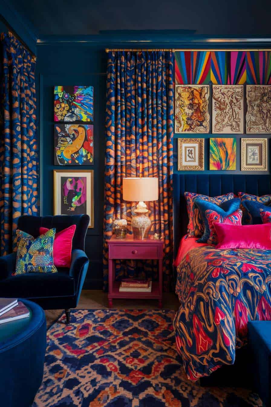 31 Dark Blue Bedroom Ideas for a Bold, Moody Aesthetic