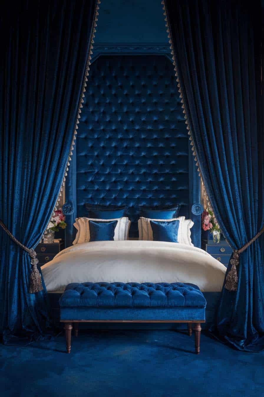 31 Dark Blue Bedroom Ideas for a Bold, Moody Aesthetic