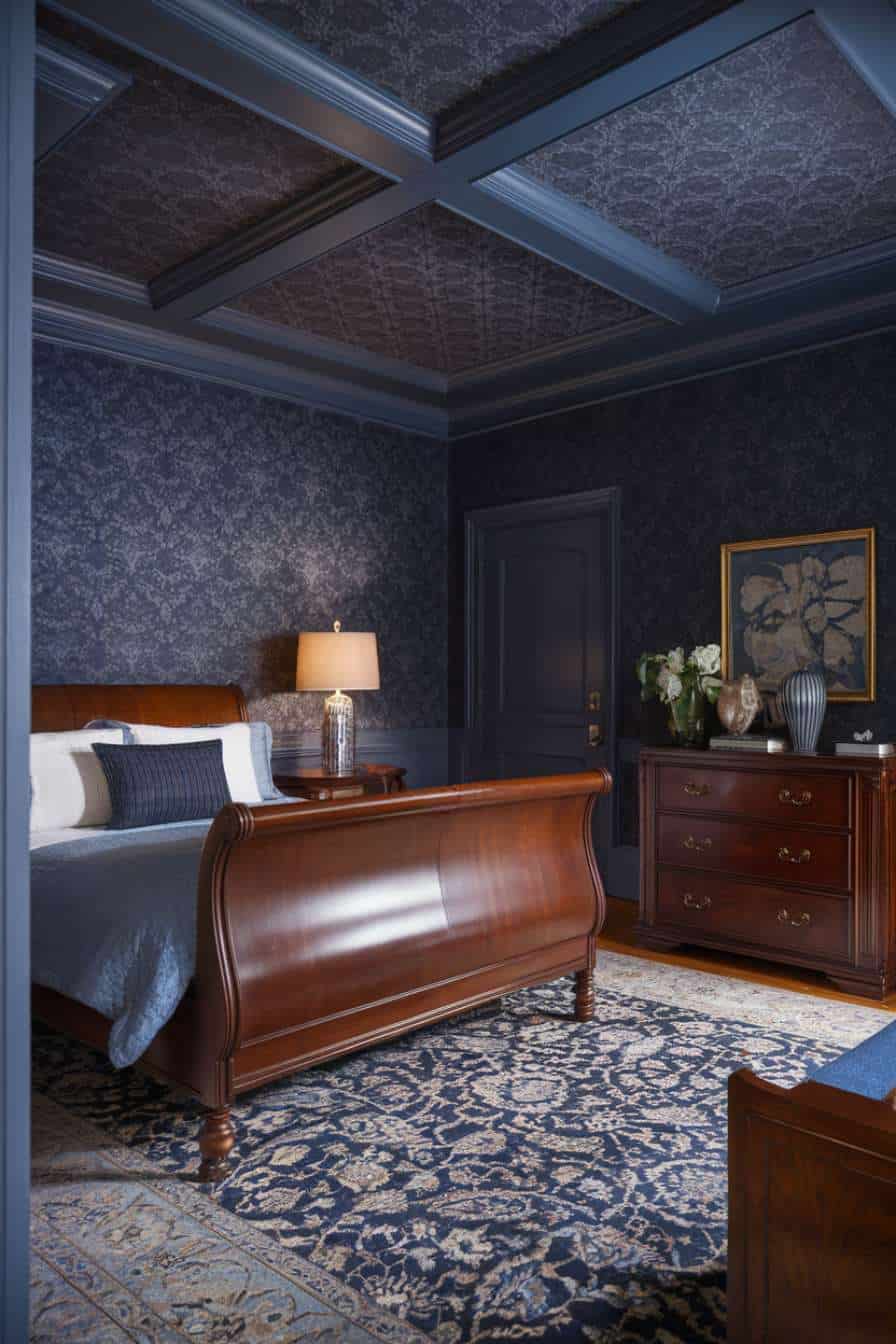 31 Dark Blue Bedroom Ideas for a Bold, Moody Aesthetic
