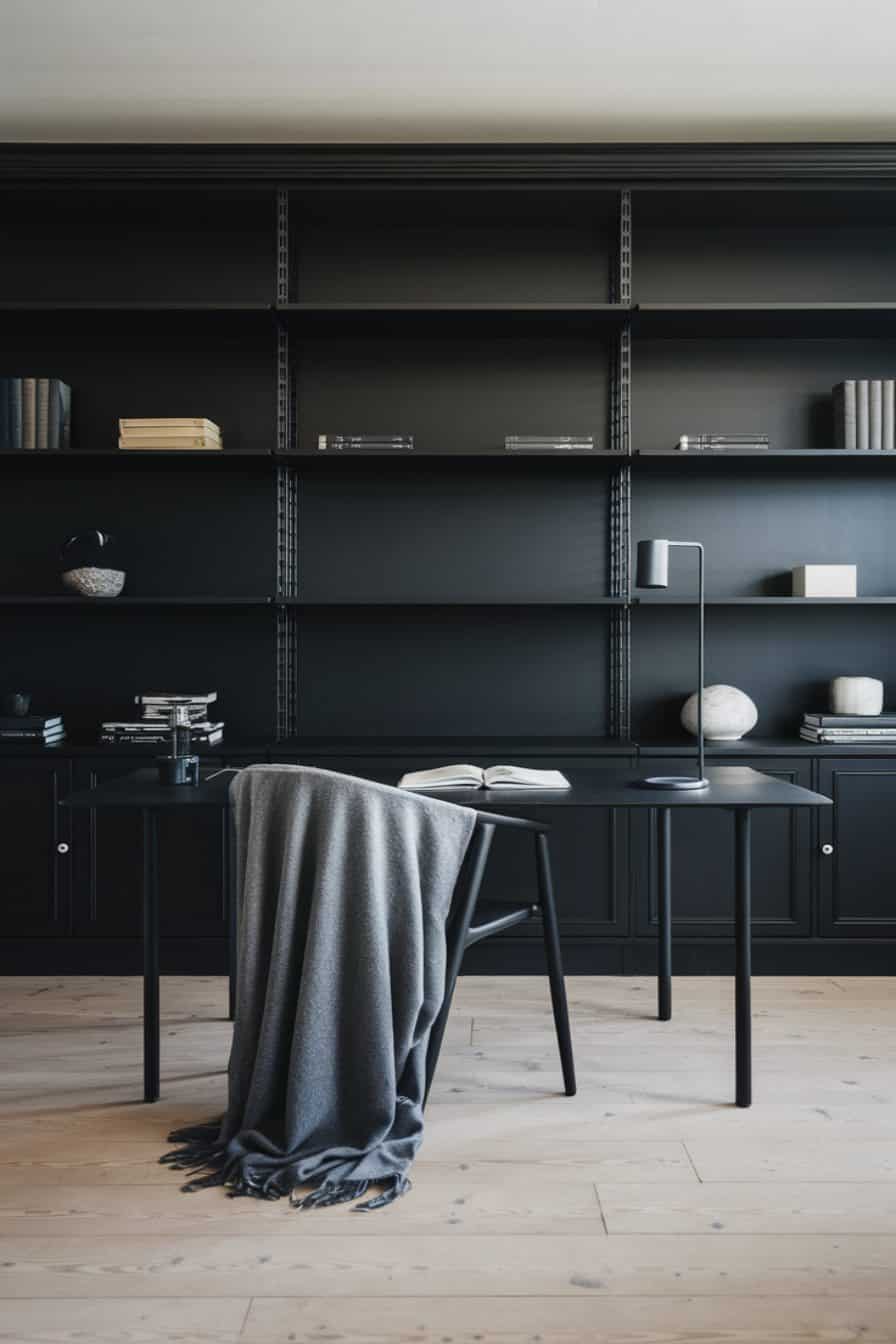 34 Sophisticated Dark Office Ideas To Transform Your Workspace