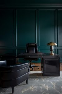 34 Sophisticated Dark Office Ideas To Transform Your Workspace