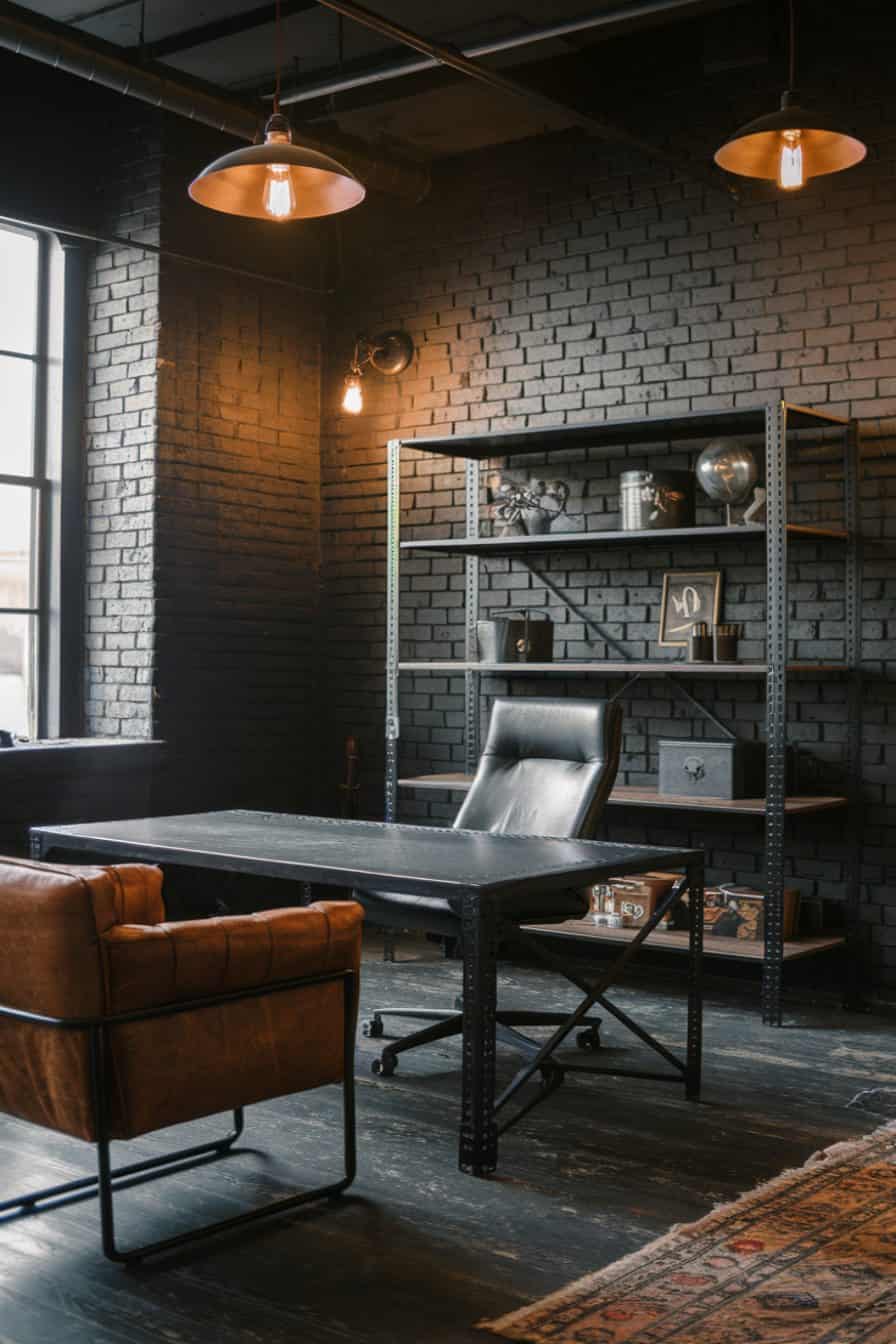 34 Sophisticated Dark Office Ideas To Transform Your Workspace