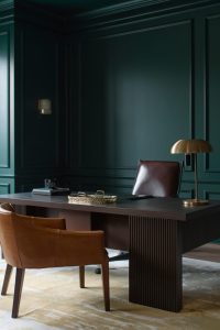 34 Sophisticated Dark Office Ideas To Transform Your Workspace