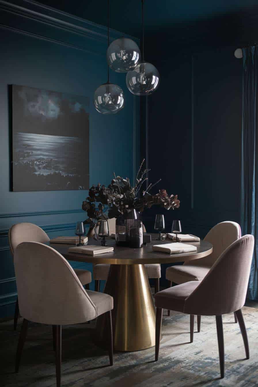 24 Moody Dining Room Ideas To Create an Elegant, Dramatic Ambiance