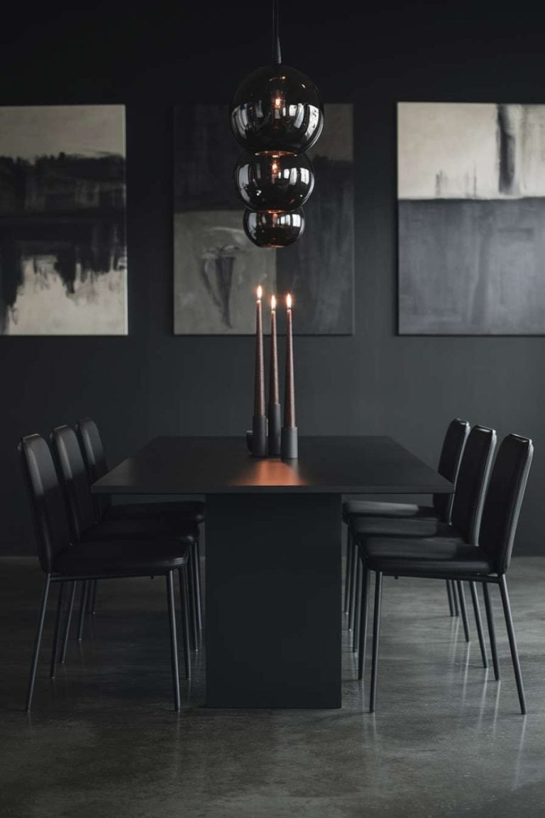 24 Moody Dining Room Ideas To Create an Elegant, Dramatic Ambiance