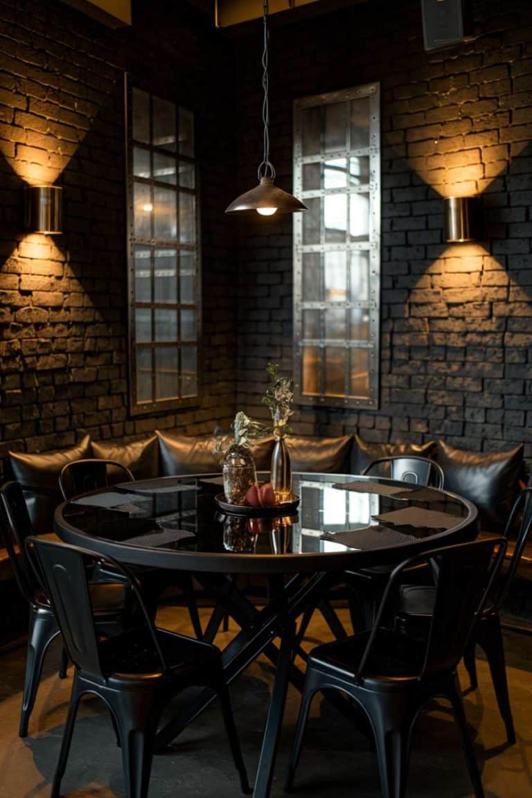 24 Moody Dining Room Ideas To Create an Elegant, Dramatic Ambiance