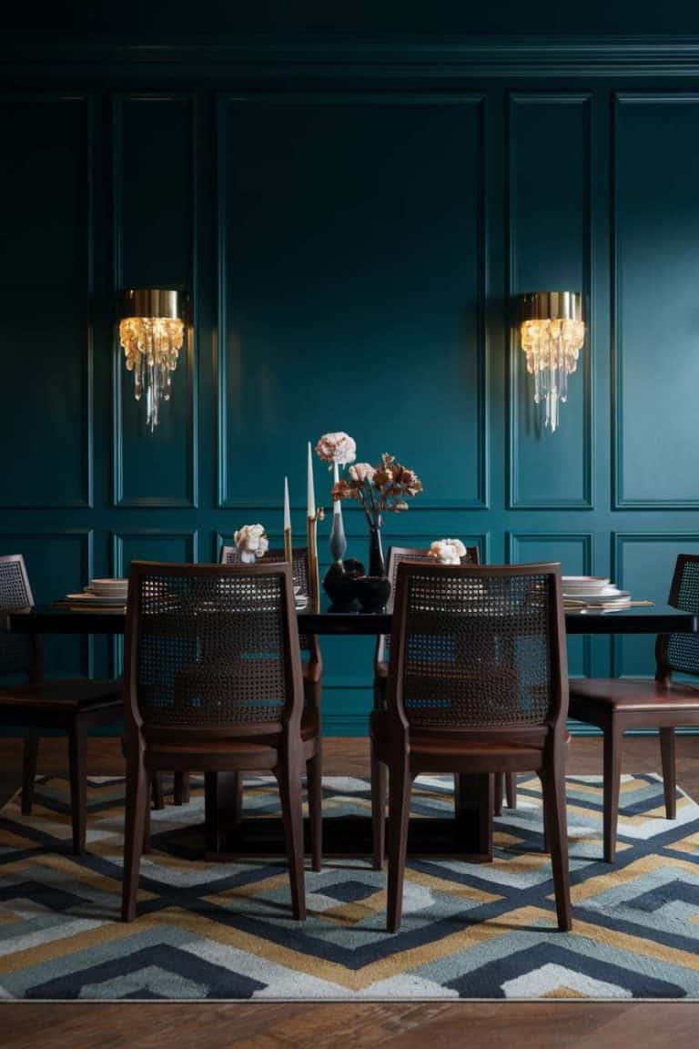 24 Moody Dining Room Ideas To Create an Elegant, Dramatic Ambiance