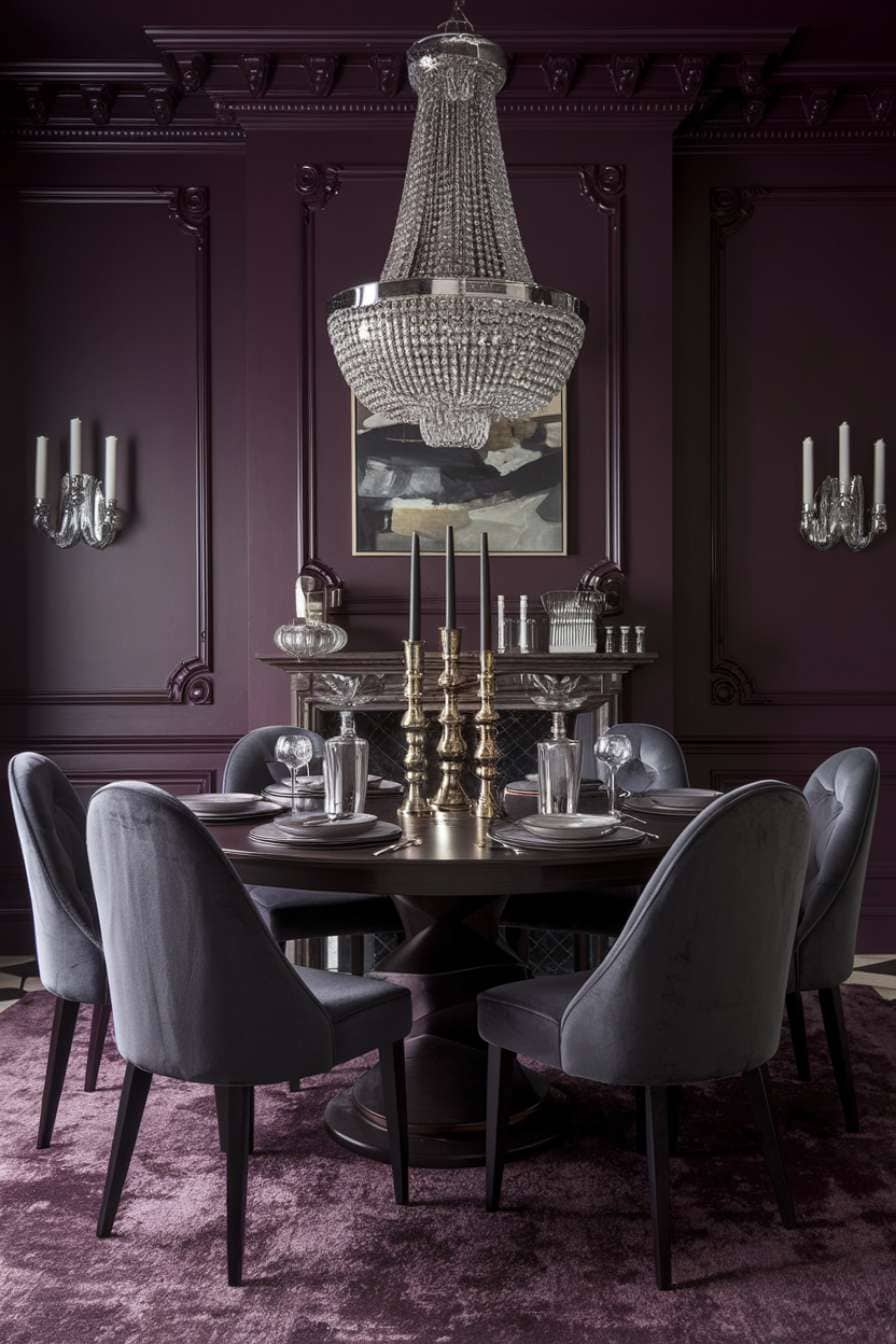 24 Moody Dining Room Ideas To Create an Elegant, Dramatic Ambiance