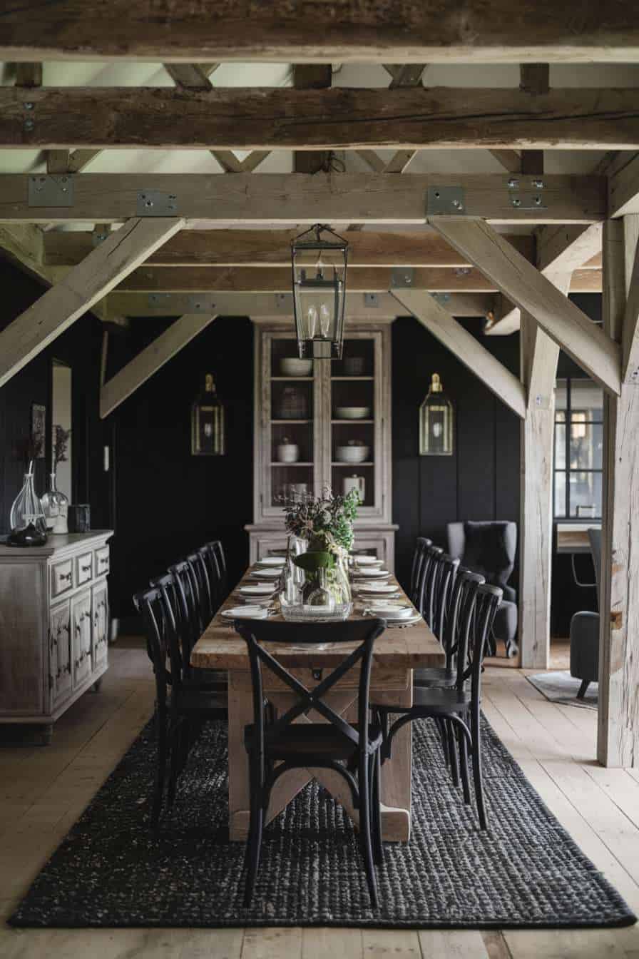 24 Moody Dining Room Ideas To Create an Elegant, Dramatic Ambiance