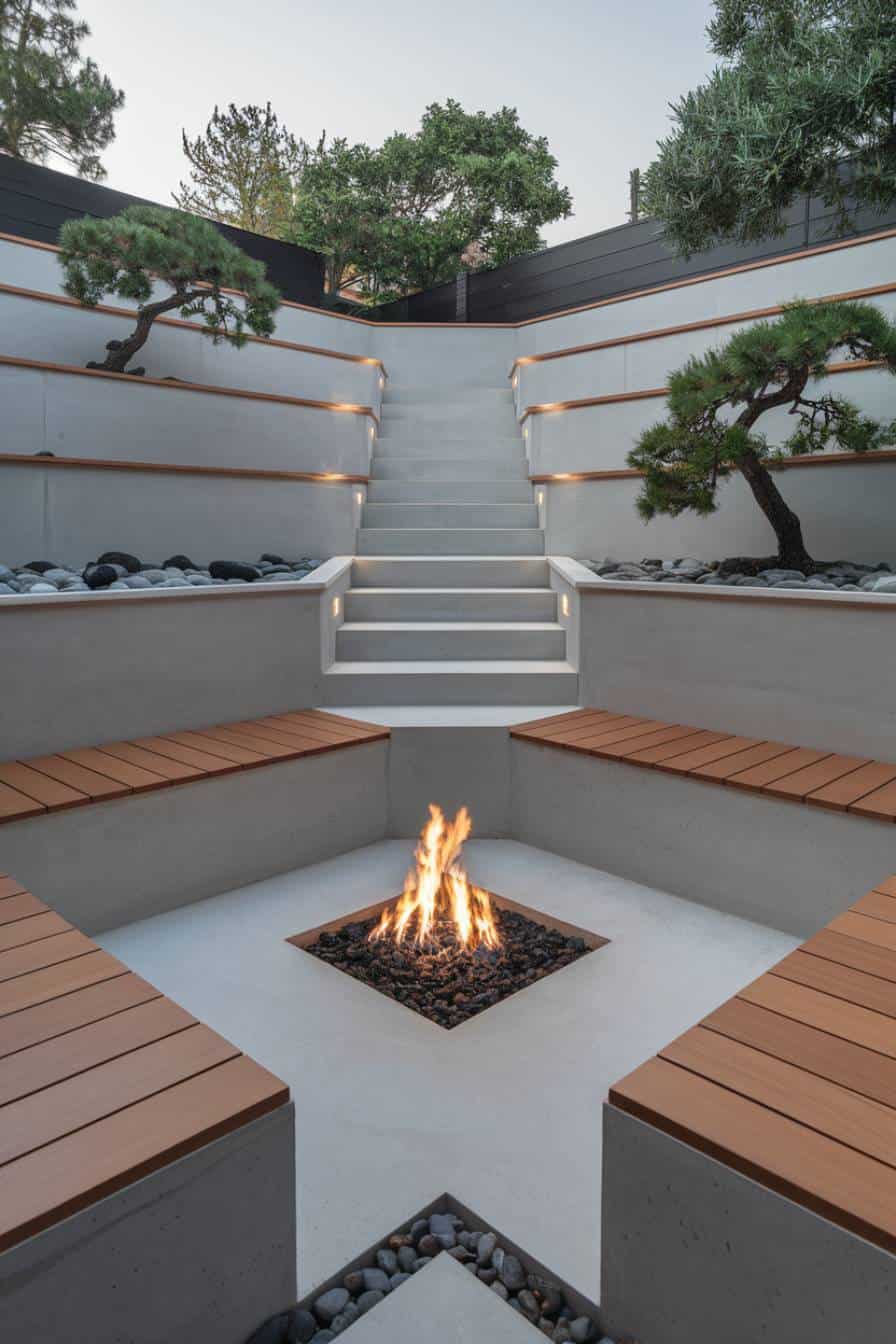 46 Creative Sunken Firepit Ideas To Warm Up Your Backyard