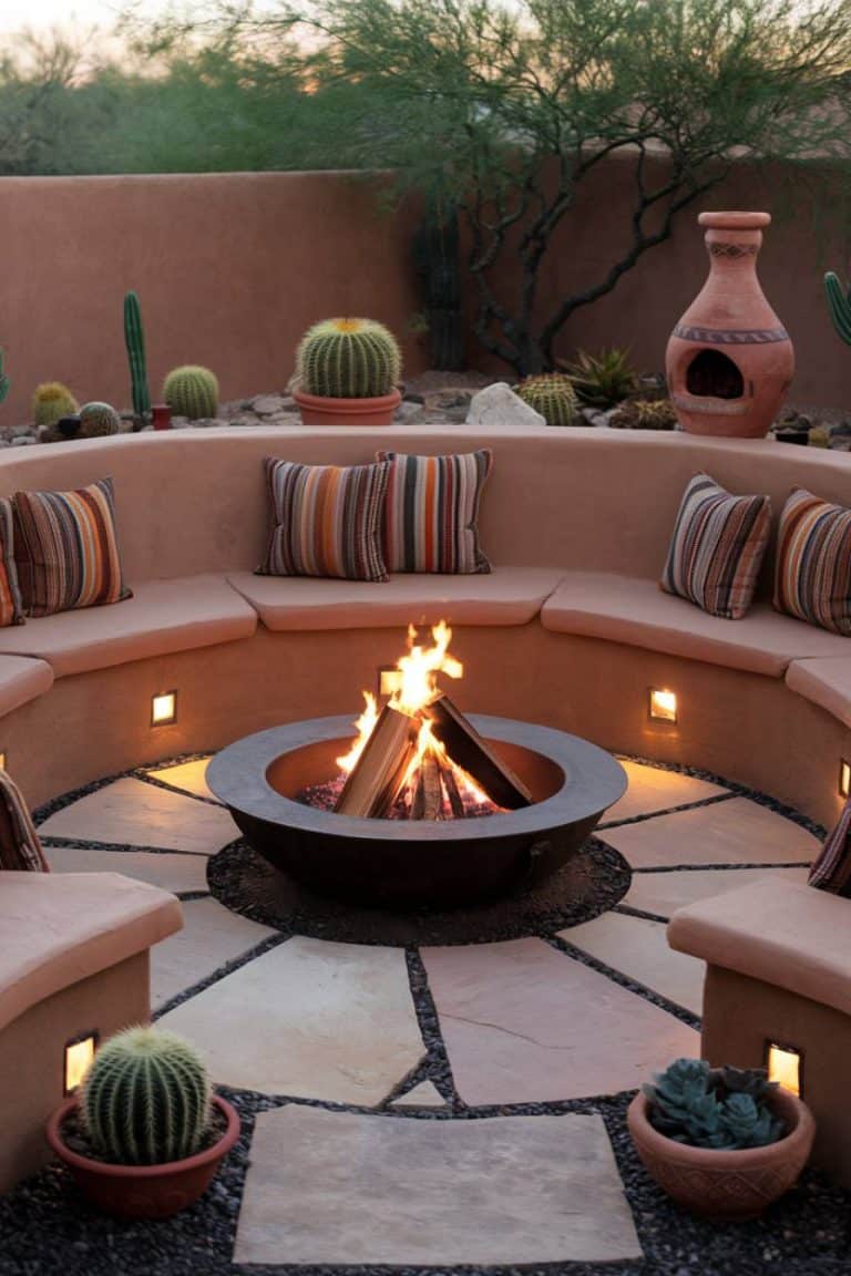 46 Creative Sunken Firepit Ideas To Warm Up Your Backyard