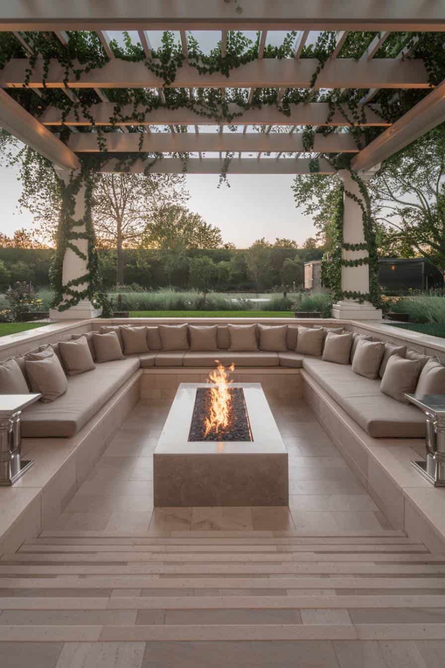 46 Creative Sunken Firepit Ideas To Warm Up Your Backyard