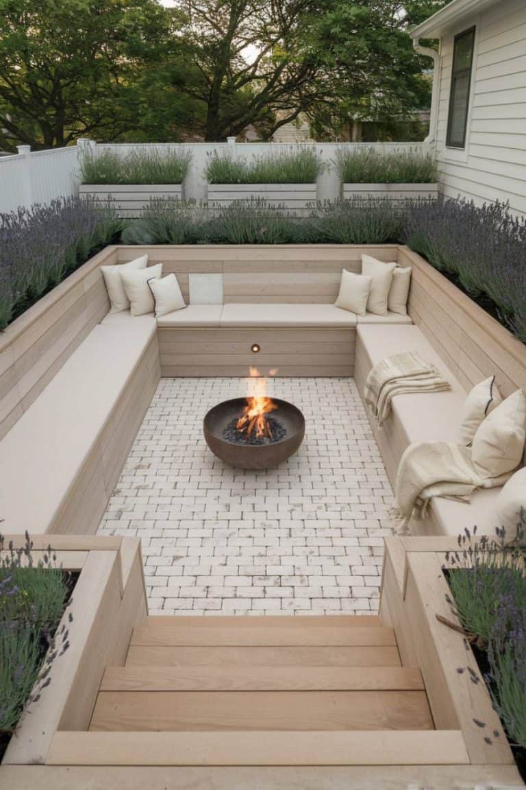 46 Creative Sunken Firepit Ideas To Warm Up Your Backyard