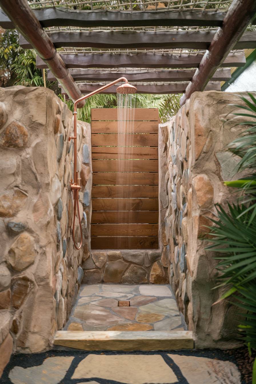 51 Inviting Outdoor Shower Ideas To Upgrade Your Outdoor Space