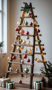 27 Ladder Christmas Tree Ideas: Unique Alternative DIY Trees