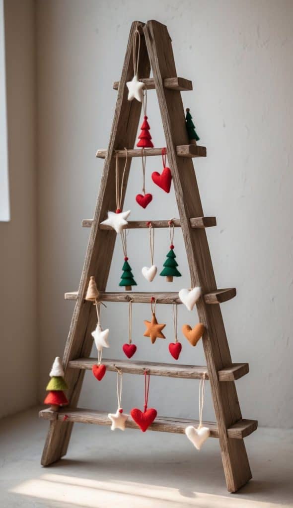 27 Ladder Christmas Tree Ideas: Unique Alternative DIY Trees