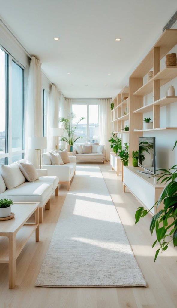 30 Long Narrow Living Room Layout Ideas To Optimize Every Inch