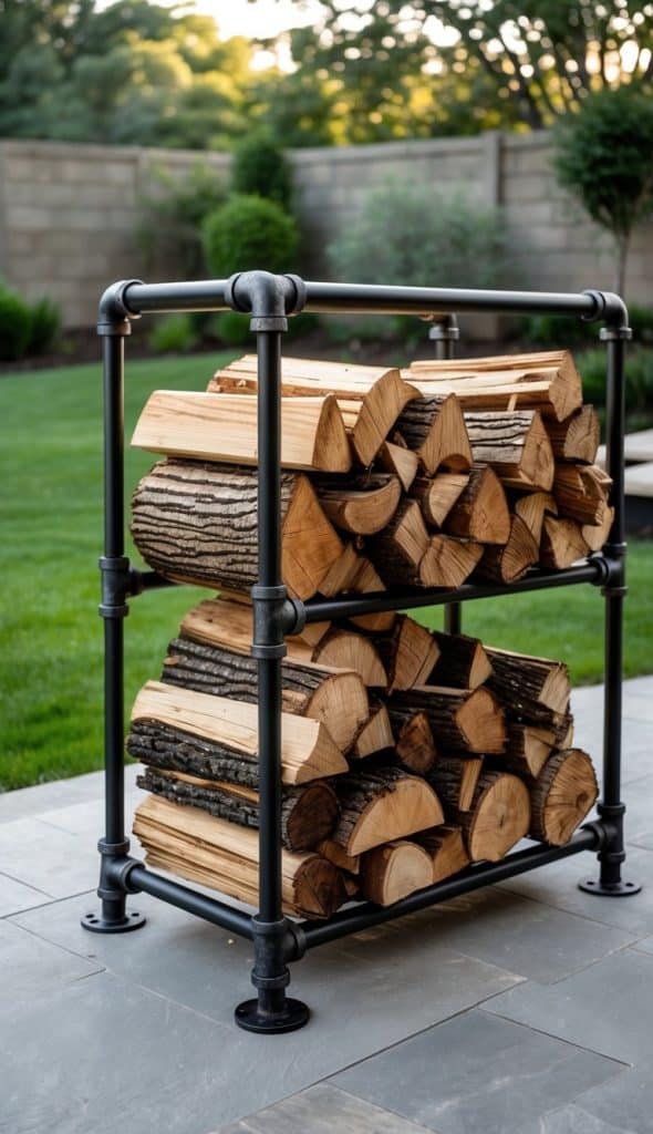 23 Outdoor Firewood Storage Ideas: Keep Your Wood Neat & Dry