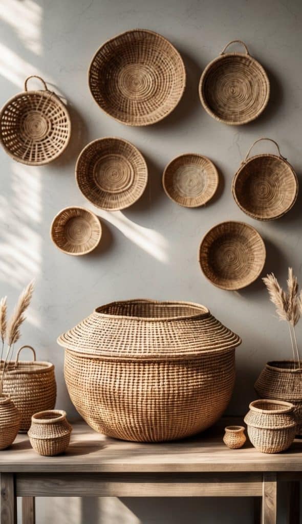 20 Wall Basket Decor Ideas To Brighten Up Your Home