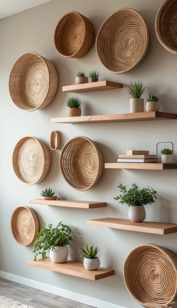 20 Wall Basket Decor Ideas To Brighten Up Your Home