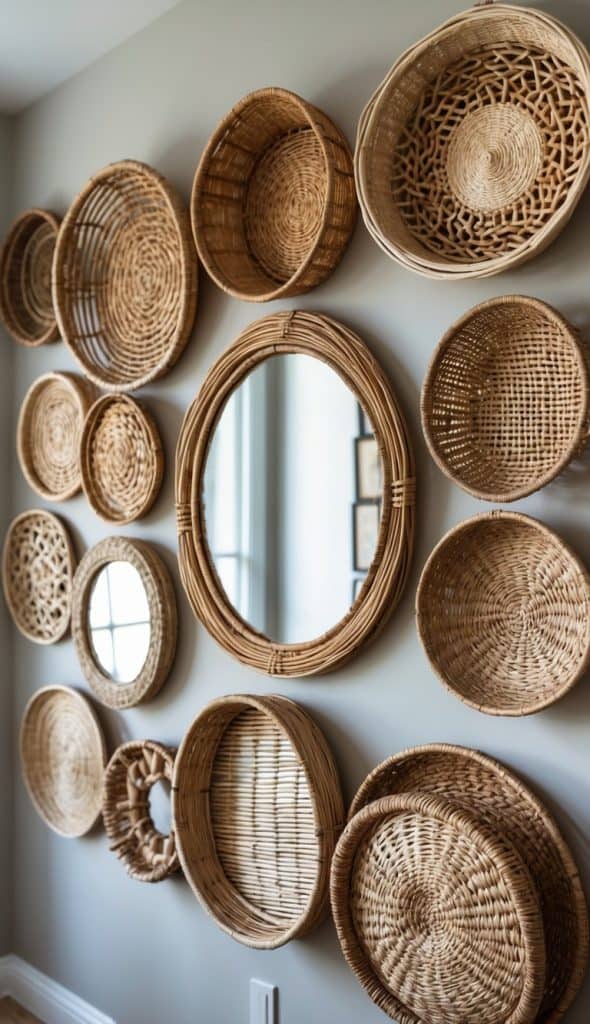 20 Wall Basket Decor Ideas To Brighten Up Your Home