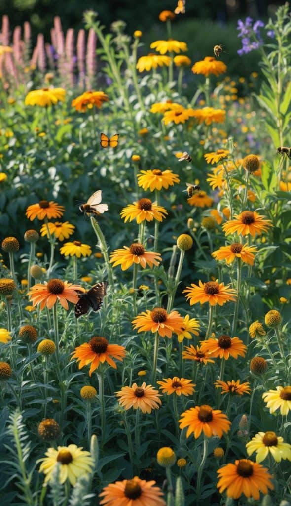 24 Pollinator Garden Ideas To Attract Bees and Butterflies