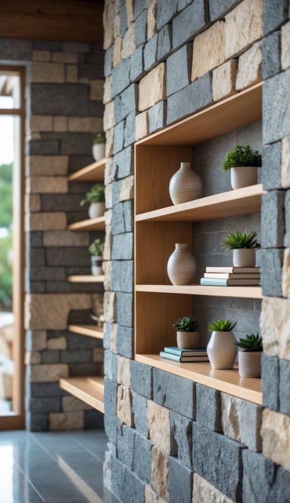 28 Interior Stone Wall Ideas To Level Up Your Home Decor