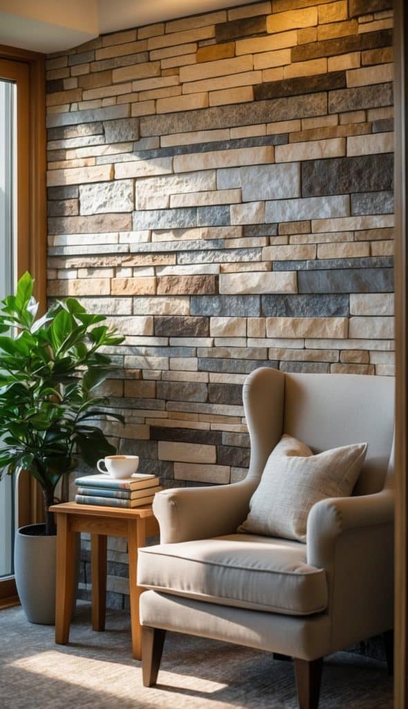 28 Interior Stone Wall Ideas To Level Up Your Home Decor
