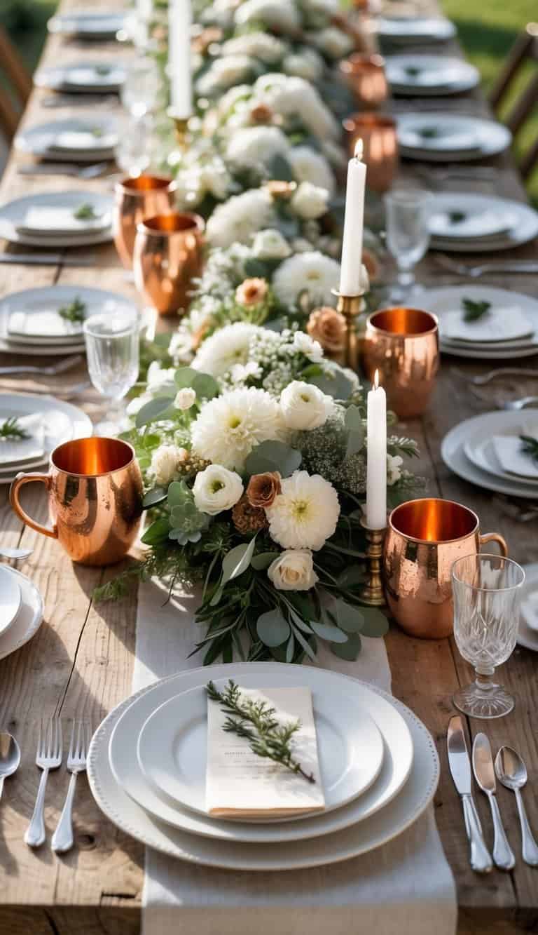 29 Farm Table Wedding Tablescape Ideas for Rustic Elegance