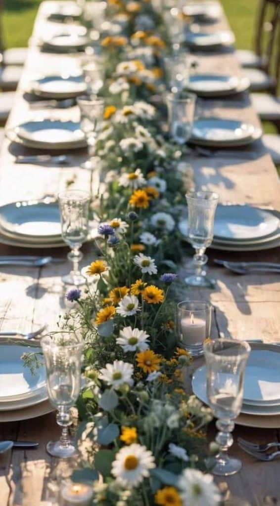 26 Wildflower Wedding Tablescape Ideas for a Magical Big Day