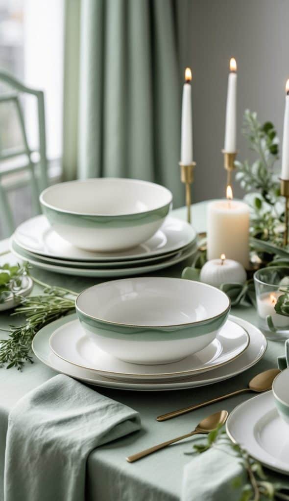 37 Sage Green Tablescape Ideas: Calming Inspo for Events