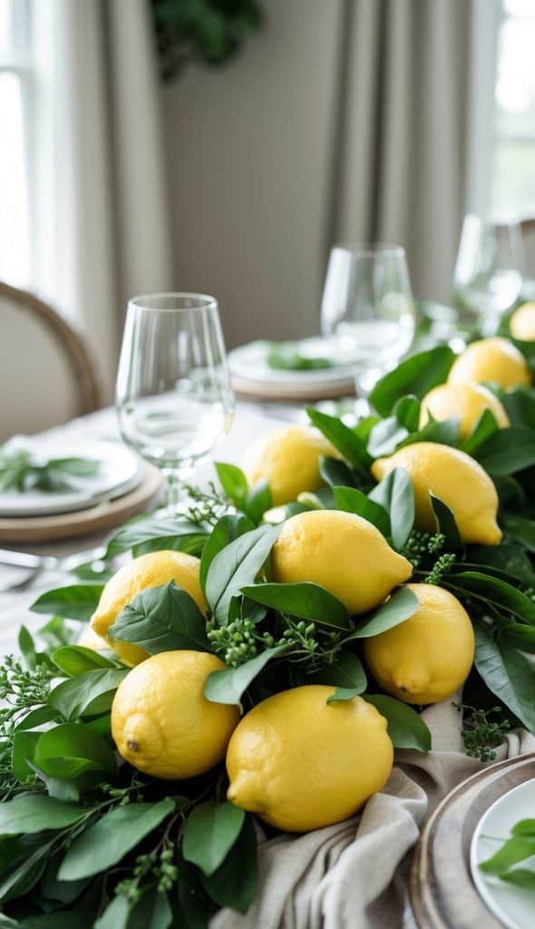 32 Citrus Tablescape Ideas for Sunny, Cheerful Gatherings