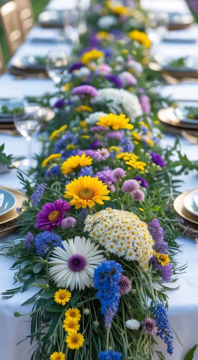 31 Wildflower Tablescape Ideas for Effortless Natural Style