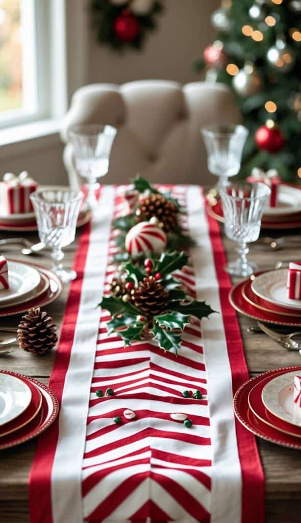 17 Candy Cane Tablescape Ideas: Festive Decor for Holiday Meals