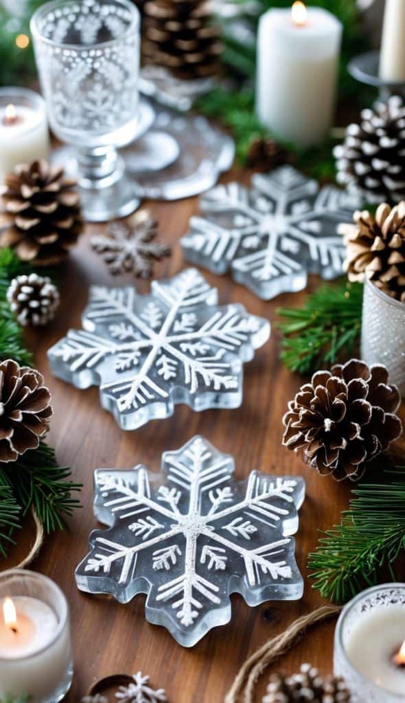 24 Snowflake Tablescape Ideas for a Winter Wonderland Celebration