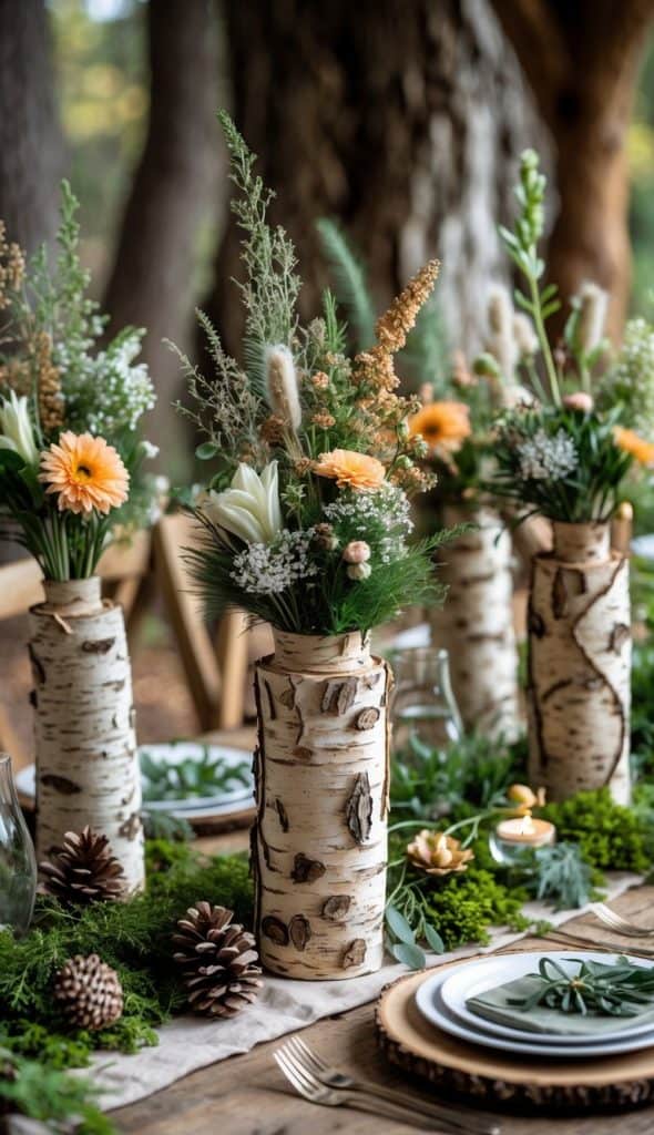 42 Woodland Tablescape Ideas for Your Next Outdoor Gathering