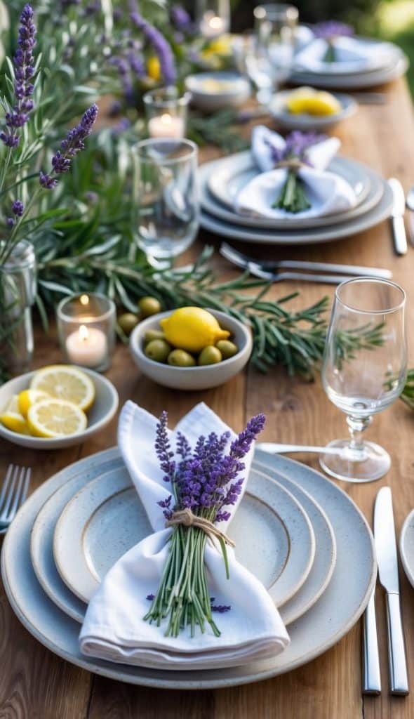 36 Mediterranean Tablescape Ideas for Sunny Gatherings