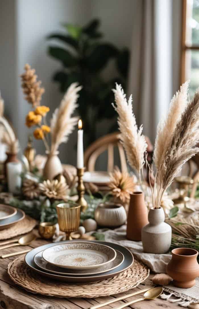 28 Boho Tablescape Ideas for Your Next Cozy Gathering