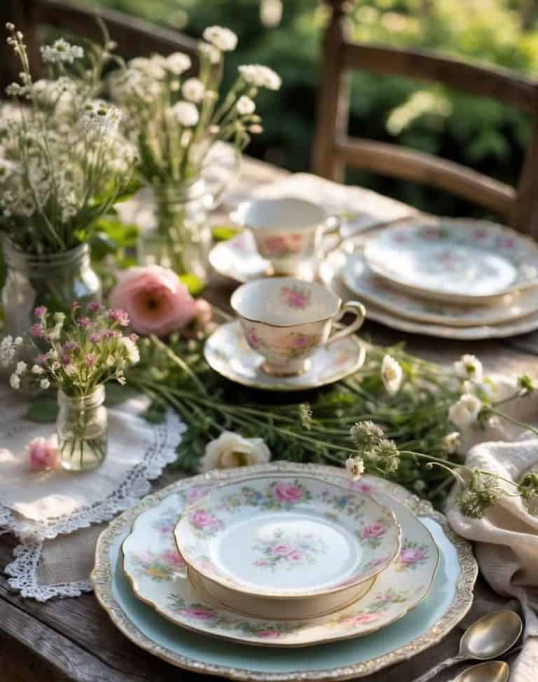30 Cottagecore Tablescape Ideas for Whimsical, Nostalgic Dining