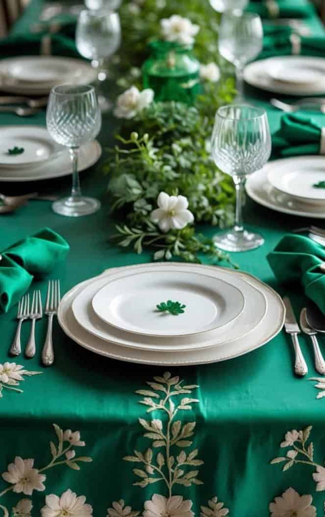 25 Emerald Green Tablescape Ideas for a Luxe Dining Experience