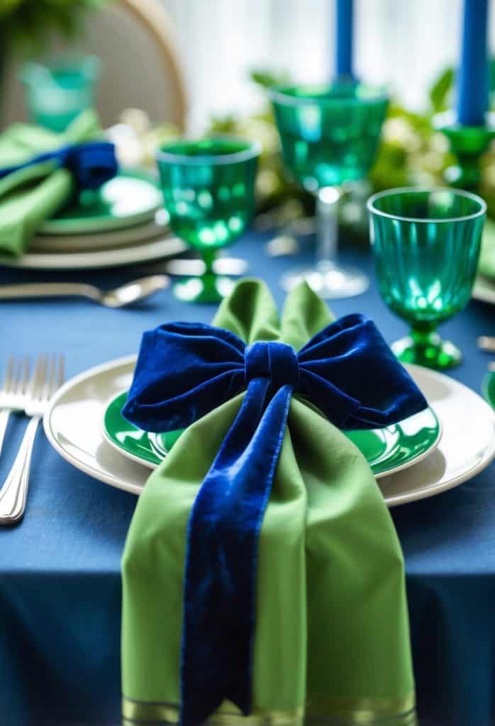 30 Green and Blue Tablescape Ideas for Cool, Refreshing Dining