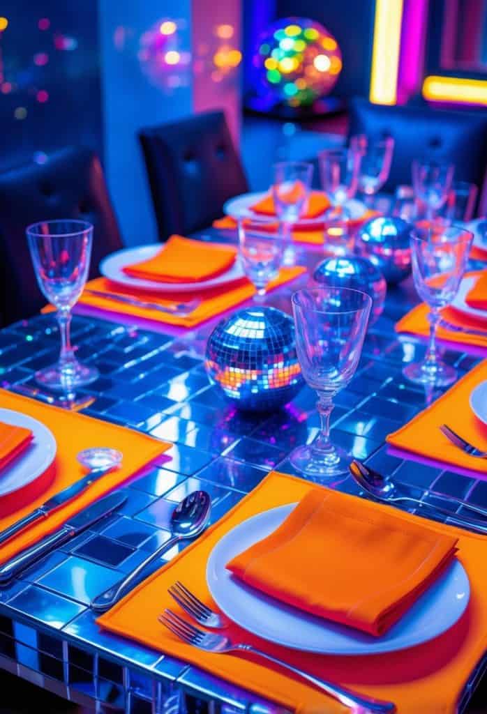 19 Disco Tablescape Ideas To Light Up Your Next Party