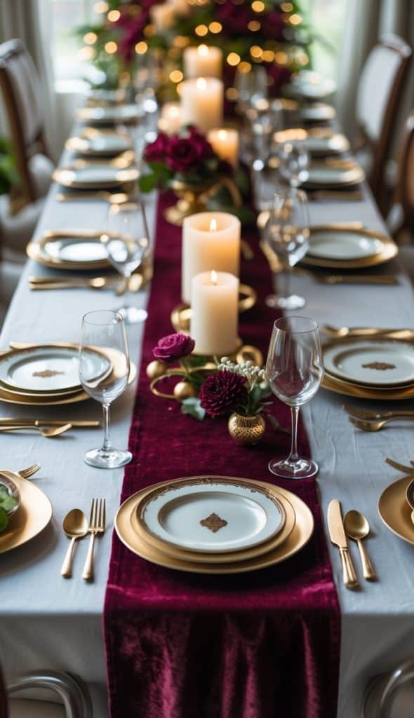 23 Burgundy Tablescape Ideas for Memorable Events