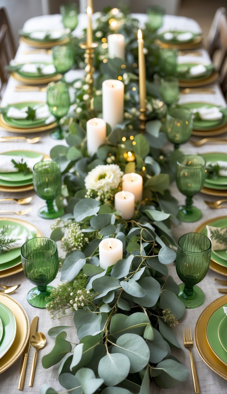 32 Green and Gold Tablescape Ideas for Elegant Celebrations