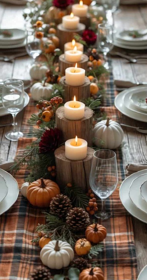 27 Plaid Tablescape Ideas for Cozy, Nostalgic Gatherings