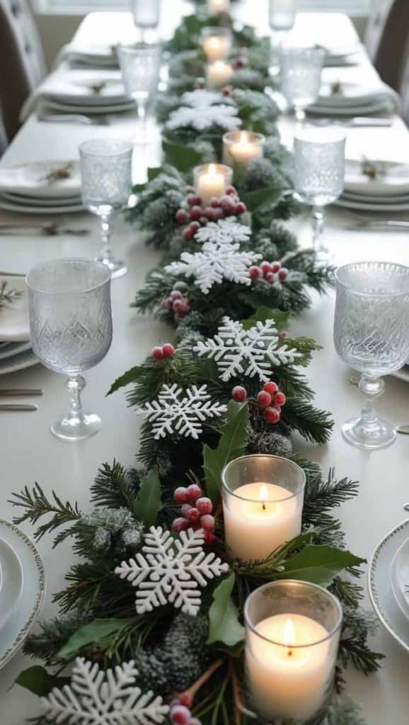 24 Snowflake Tablescape Ideas for a Winter Wonderland Celebration