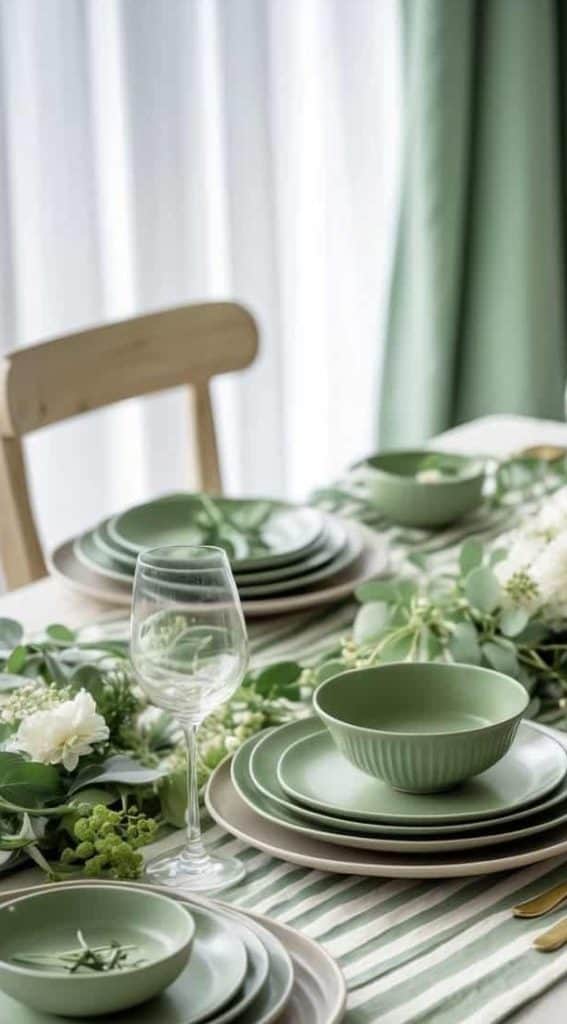 37 Sage Green Tablescape Ideas: Calming Inspo for Events
