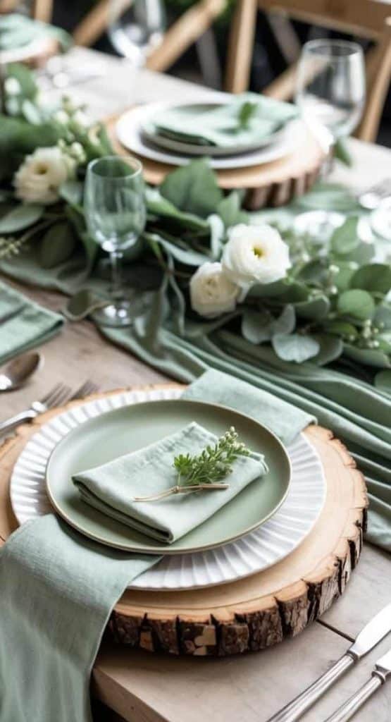 37 Sage Green Tablescape Ideas: Calming Inspo for Events