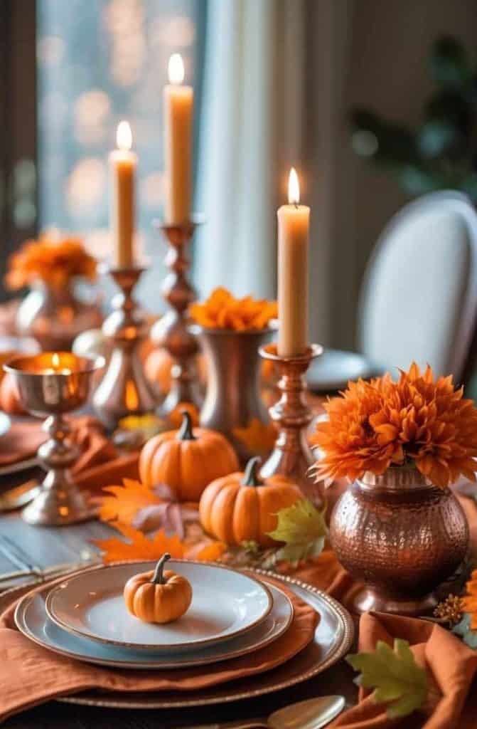 20 Orange Tablescape Ideas for Warm, Zesty Meals